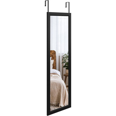 Over Door Mirror Full Length, Wall Mounted Mirror Door Hung Mirror for ...