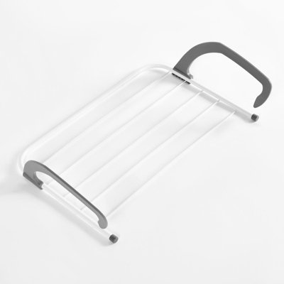 Over Radiator Clothes Airer Foldable Clothes Towel Rail Holder Rack ...
