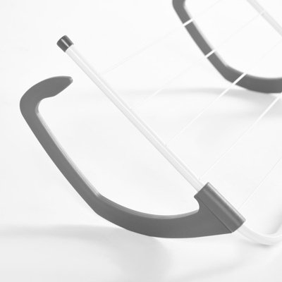 Over Radiator Clothes Airer Foldable Clothes Towel Rail Holder Rack ...