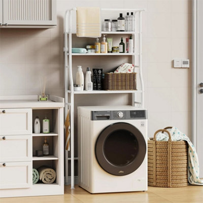 Over Washing Machine Metal Storage Rack 3 Shelves
