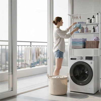 Over Washing Machine Metal Storage Rack 3 Shelves