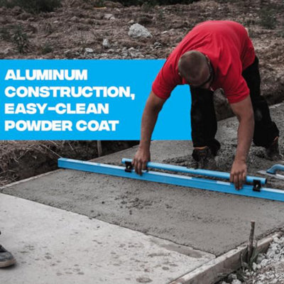 OX TOOLS Pro 1200mm 48" Concrete Cement Screed with Leveling Vial OX ...