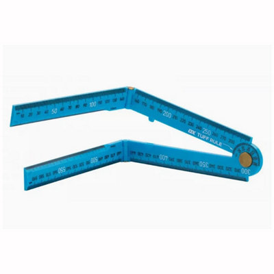OX Tools Pro Blue Tuff Folding Rule Angle Finder Stud Spacing 600mm OX ...