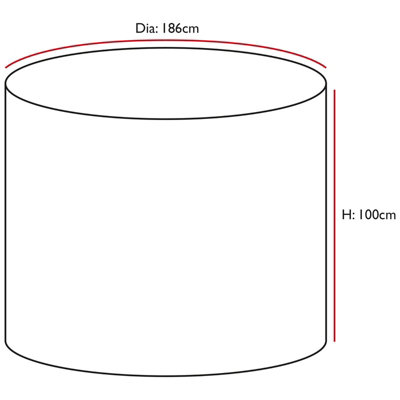 Oxbridge Medium Round Patio Set Cover