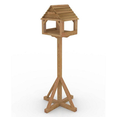 Oxford Larch Wild Bird Table With Natural Weather-Proofing Properties ...