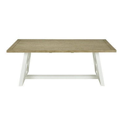 Oxford White Extending Dining Table 2m