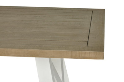 Oxford White Extending Dining Table 2m