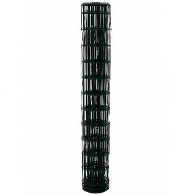 Oypla 1.2m x 10m Green PVC Coated Galvanised Steel Wire Mesh Fencing ...