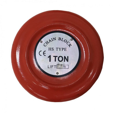 Oypla 1 Ton Chain Lifting Block & Tackle Hoist Heavy Duty Load