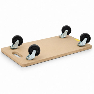 OYPLA 150KG WHEELED PLATFORM DOLLY FURNITURE MOVER TRANSPORT ROLLER TROLLEY