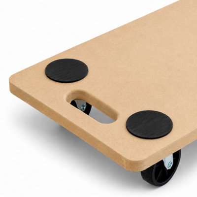 OYPLA 150KG WHEELED PLATFORM DOLLY FURNITURE MOVER TRANSPORT ROLLER TROLLEY
