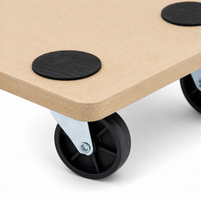 OYPLA 150KG WHEELED PLATFORM DOLLY FURNITURE MOVER TRANSPORT ROLLER TROLLEY