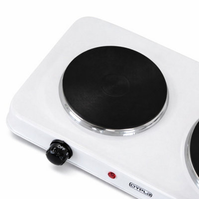 Oypla 2.5Kw Electric Portable Kitchen Double Hot Plate