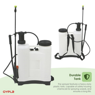 Oypla 20L 20 Litre Backpack Knapsack Pressure Crop Garden Weed Sprayer