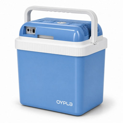 Oypla 24L 240V AC & 12V DC Coolbox Hot Cold Portable Electric Summer ...
