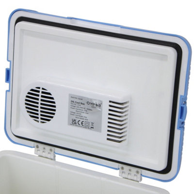 Oypla 24L 240V AC & 12V DC Coolbox Hot Cold Portable Electric Summer ...