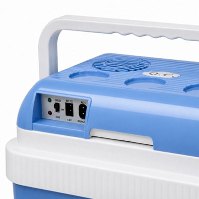Oypla 24L 240V AC & 12V DC Coolbox Hot Cold Portable Electric Summer ...