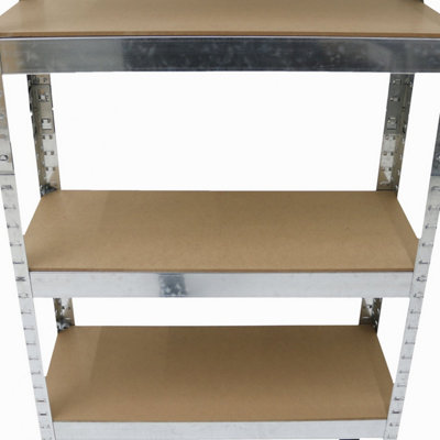 Oypla 500kg Heavy Duty 5 Tier Metal Storage Garage Shelving Racking