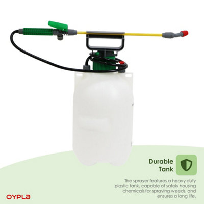 Oypla 5L 5 Litre Pump Action Pressure Crop Garden Weed Sprayer