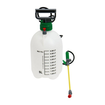 Oypla 5L 5 Litre Pump Action Pressure Crop Garden Weed Sprayer