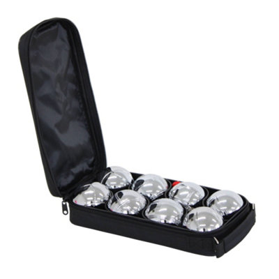 Oypla 8pc French Boules Petanque Balls Garden Game Set with Carry Case ...
