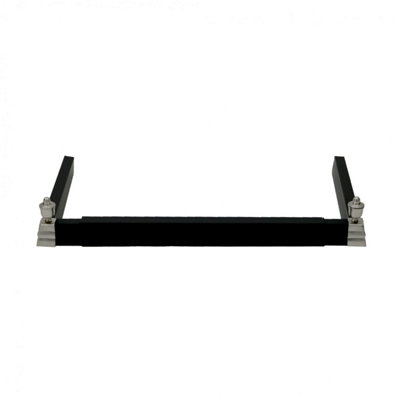 Oypla Adjustable Chrome Fire Fender Fireplace Guard Frame Surround