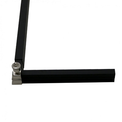 Oypla Adjustable Chrome Fire Fender Fireplace Guard Frame Surround