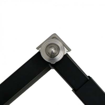 Oypla Adjustable Chrome Fire Fender Fireplace Guard Frame Surround