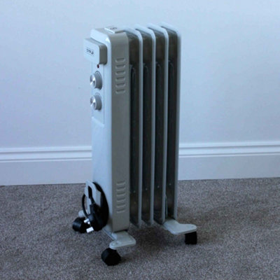 Oypla Electrical 1000W 5 Fin Portable Oil Filled Radiator Electric Heater