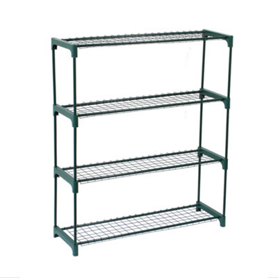 Oypla Flower Staging Display Greenhouse Racking Shelving Double Pack