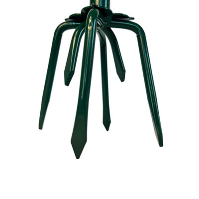 Oypla Multi Prong Long Handle Hand Tiller Cultivator Garden Weeder