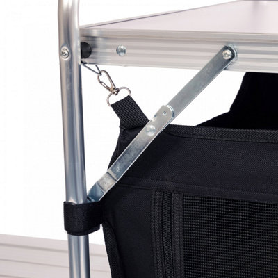 Oypla Portable Folding Outdoor Aluminium Camping Travel Kitchen Work Top