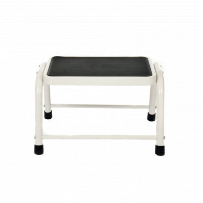 Oypla Single Caravan Step Stool Steel Non Slip Rubber Tread Safety