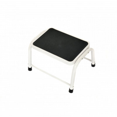 Oypla Single Caravan Step Stool Steel Non Slip Rubber Tread Safety