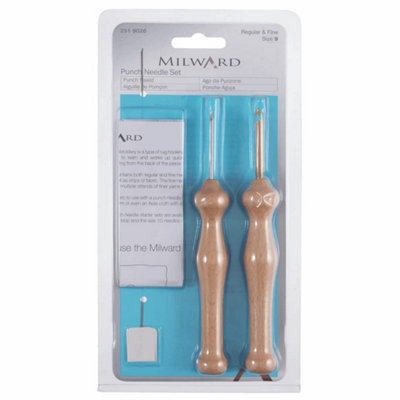 P/NEEDLE SET SIZE 9 - Punch Needle Set: Size 9: Regular and Fine - Milward