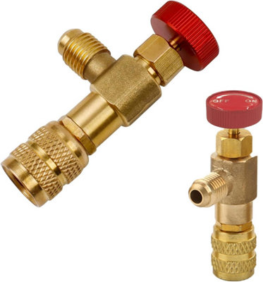 Pack Liquid Safety Valve Adapter, R410 R22 Safety Valve, Refrigerant ...