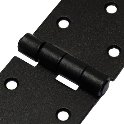 Pack of 1 x 200 Backflap Hinge Black, Steel Back Flap Hinges, Weather ...