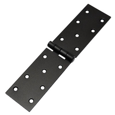 Pack of 1 x 200 Backflap Hinge Black, Steel Back Flap Hinges, Weather ...