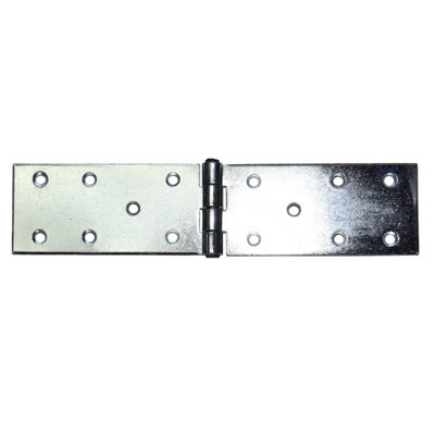 Pack of 1 x 200 mm Backflap Hinge Galvanised, Silver Steel Back Flap ...
