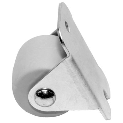 Pack of 1 x Heavy Duty Rubber Furniture Castor Wheel 33mm - Durable ...