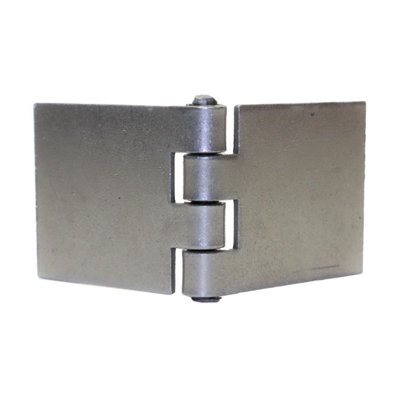 Pack of 1 x Heavy Duty Weldable Solid Steel Hinge, 45 x 100 mm Welding ...