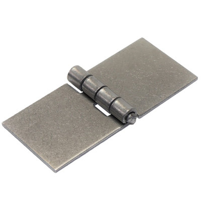 Pack of 1 x Heavy Duty Weldable Solid Steel Hinge, 45 x 100 mm Welding ...