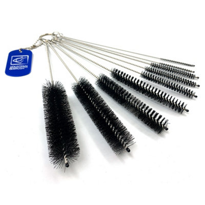 Pack of 10 Assorted Sizes - Kettle Spout Brush and Teapot Nozzle Brush Set