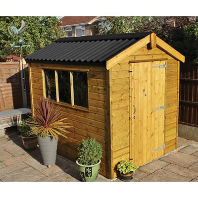 Pack of 10 - BituRoof - Durable Black Corrugated Bitumen Roofing Sheets ...