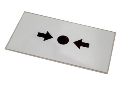Pack of 10 Break Glass for Call Point Covers