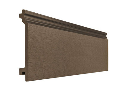 Pack of 10 Cladco Coffee Composite Wall Cladding Board, 3.6m (4.5sqm)