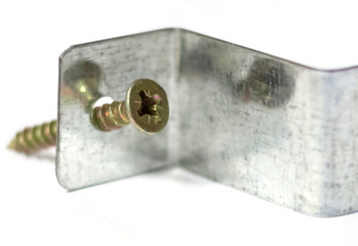 Pack of 10 Galvanised Steel Woodside Fence Panel 4" x 4" Post Security Brackets