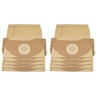 Pack of 10 Karcher Vacuum Cleaner Dust Paper Bags by Ufixt | DIY at B&Q