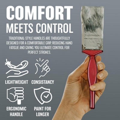 Pack Of 10 Paint Brush Set Painting Diy Decorating Brushes Tools