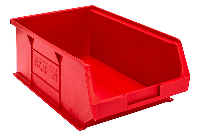 PACK OF 10 TOPSTORE CONTAINER TC4 RED SEMI OPEN FRONTED | DIY at B&Q PACK OF 10 TOPSTORE CONTAINER TC4 RED SEMI OPEN FRONTED | DIY at B&Q
